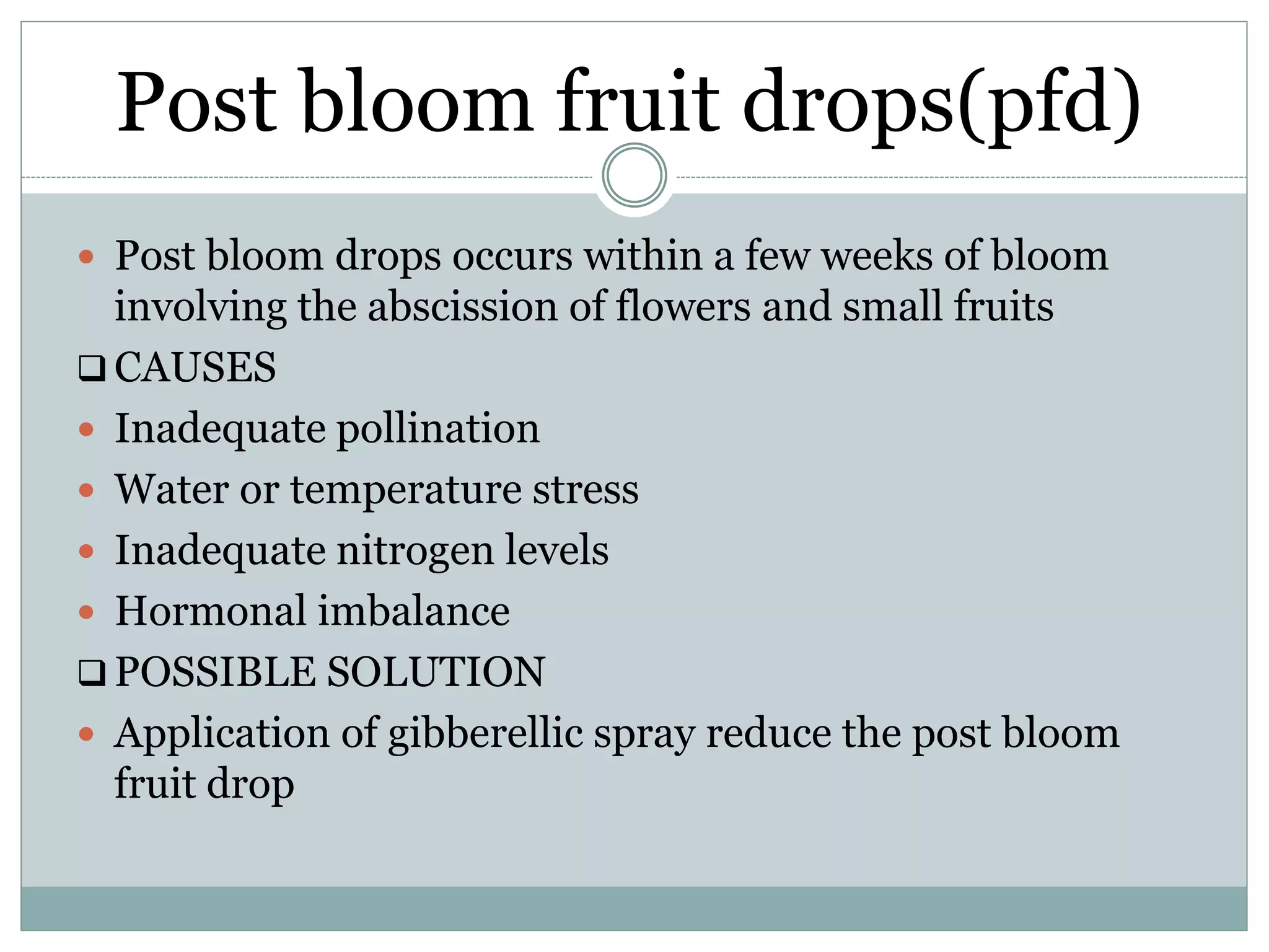 Fruit dropping | PPTX