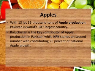 Fruit farming in Pakistan | PPT
