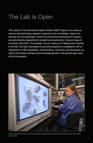 NASA A Researcher’s Guide to International Space Station : Fruit Fly ...