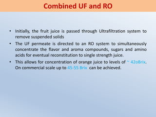 Fruit juice concentrates | PPTX