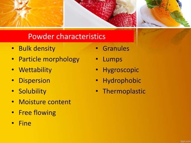 Fruit juice powder | PPTX
