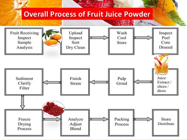 Fruit juice powder