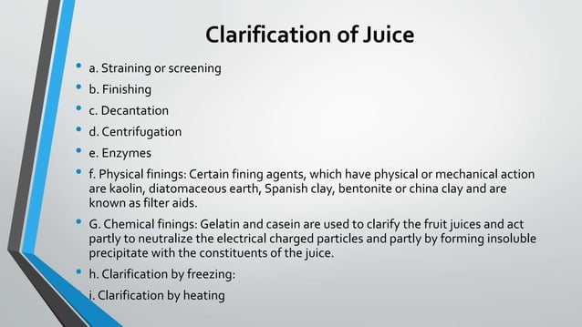 Fruit juices- method of extraction & equipment | PPTX