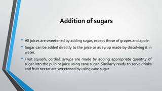 Fruit juices- method of extraction & equipment | PPTX