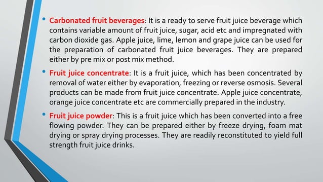 Fruit juices- method of extraction & equipment | PPTX