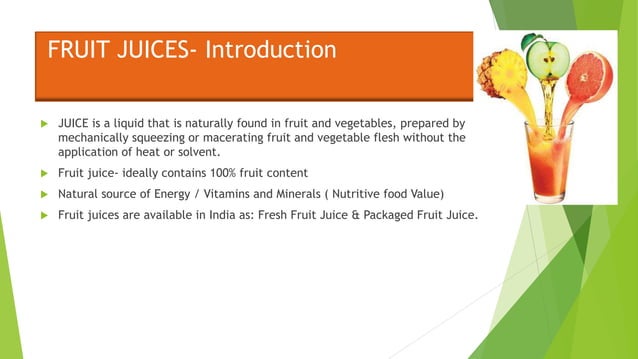 Fruit Juices Market Survey Pptx
