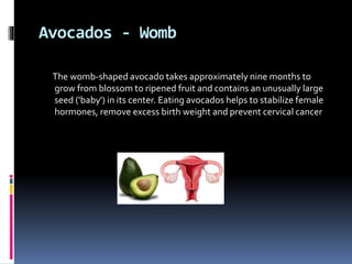 God Pharmacy fruit and vegetable resembles human body part have a look ...