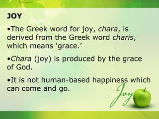 Fruit of the spirit | PPT