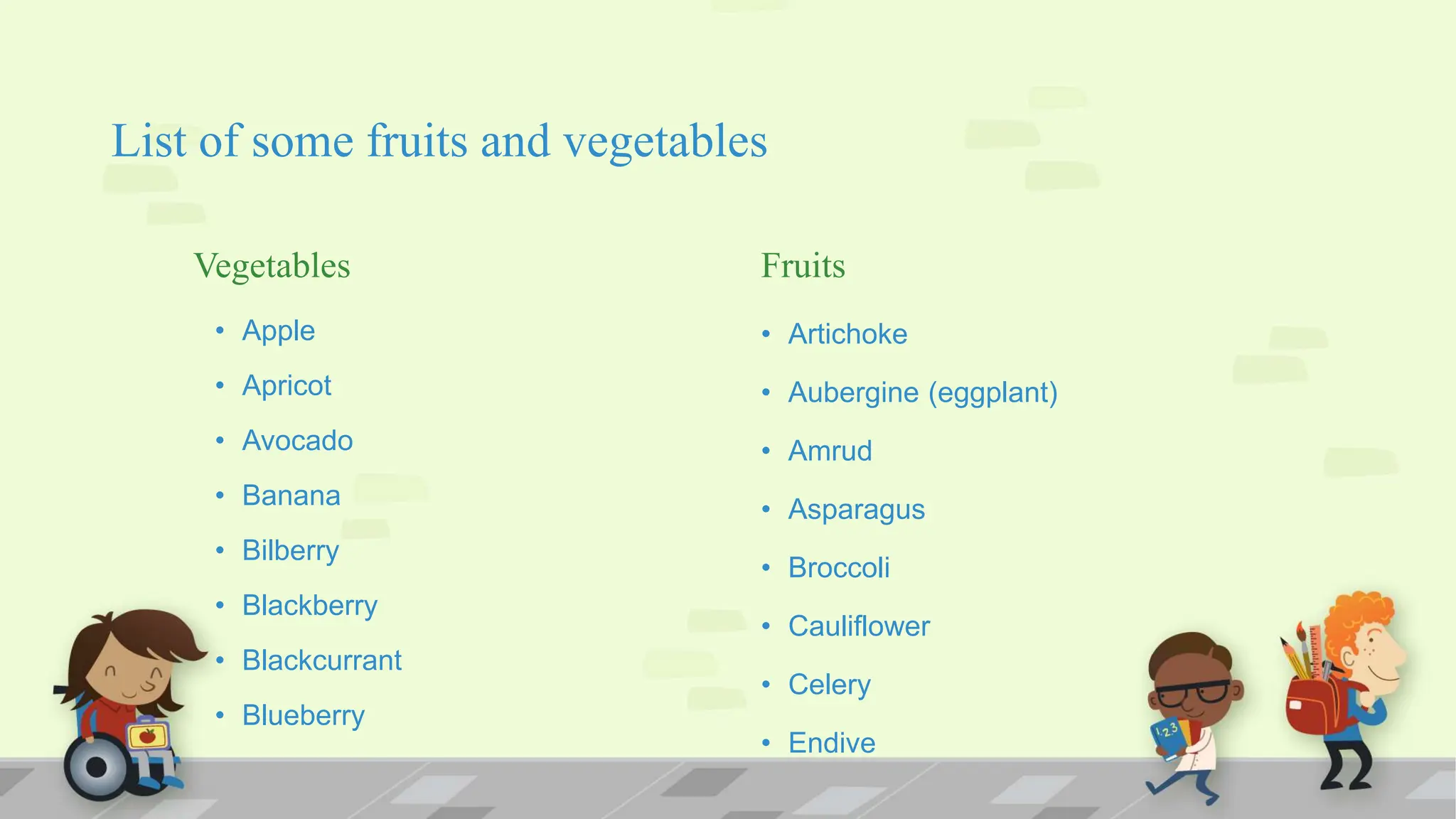 Fruit Or Vegetable powerpoint for kids .pptx