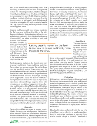 Tree Fruits: Organic Production Overview | PDF