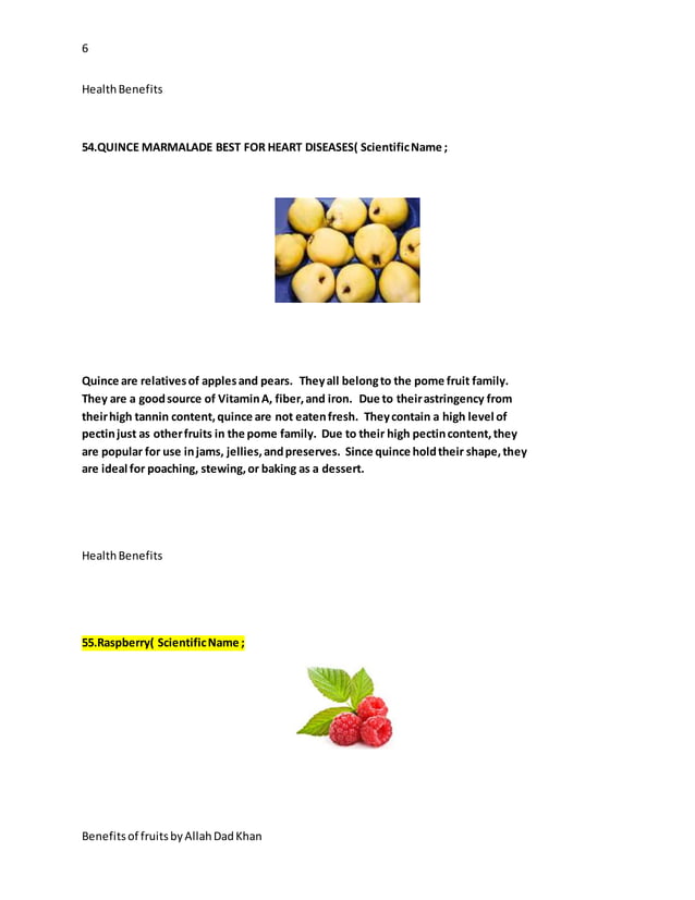 Fruit part 5 Benifits of Fruits By Mr Allah Dad Khan | DOCX