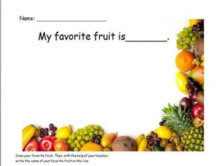 Fruit PPT | PPTX