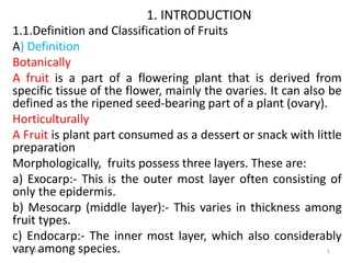 Fruit ppt for Horti.pptyfddtfhutfdedwded | PPT
