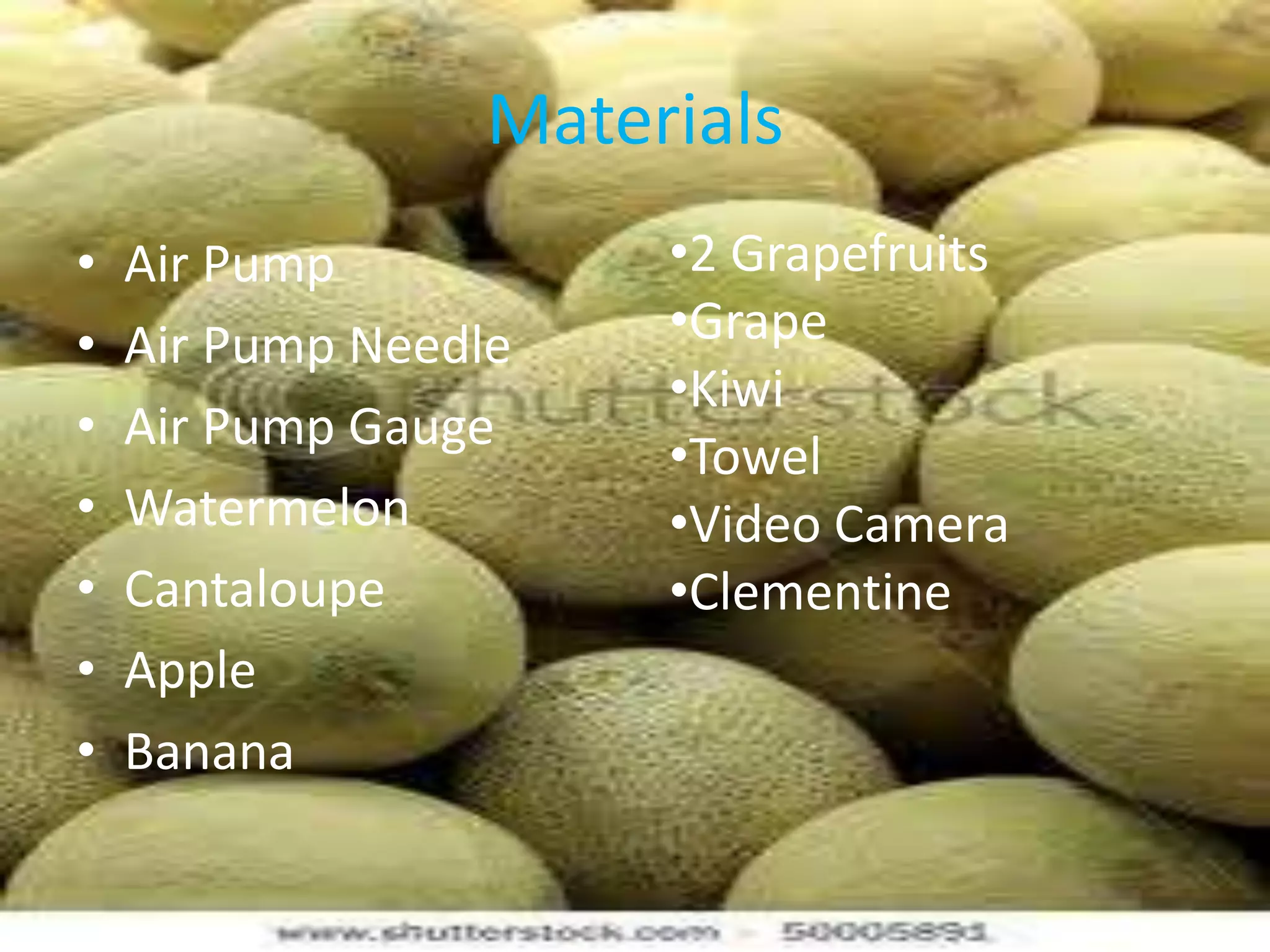 Fruit project powerpoint | PPTX