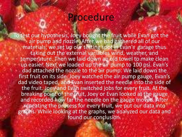 Fruit project powerpoint | PPTX