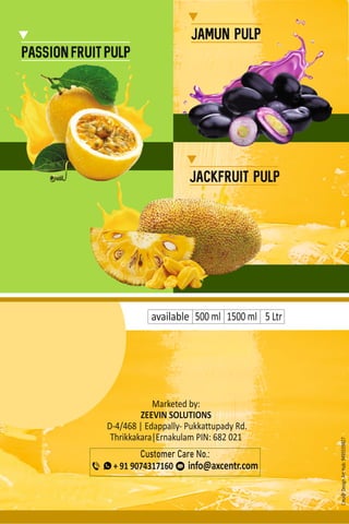 Fruit Pulp Brochure with details of pulp.pdf