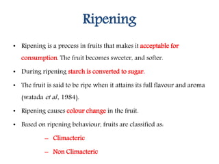 Fruit ripening | PPT