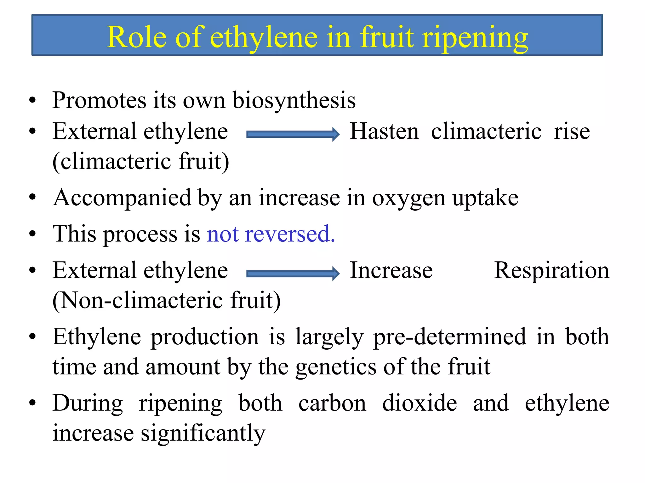 Mechanism of Fruit ripening | PPTX