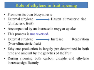 Mechanism of Fruit ripening | PPTX