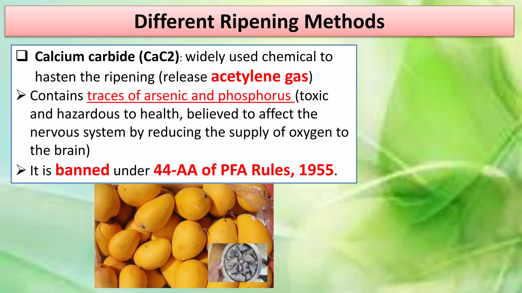 Fruit Ripening and Changes occurring during Ripening | PPTX