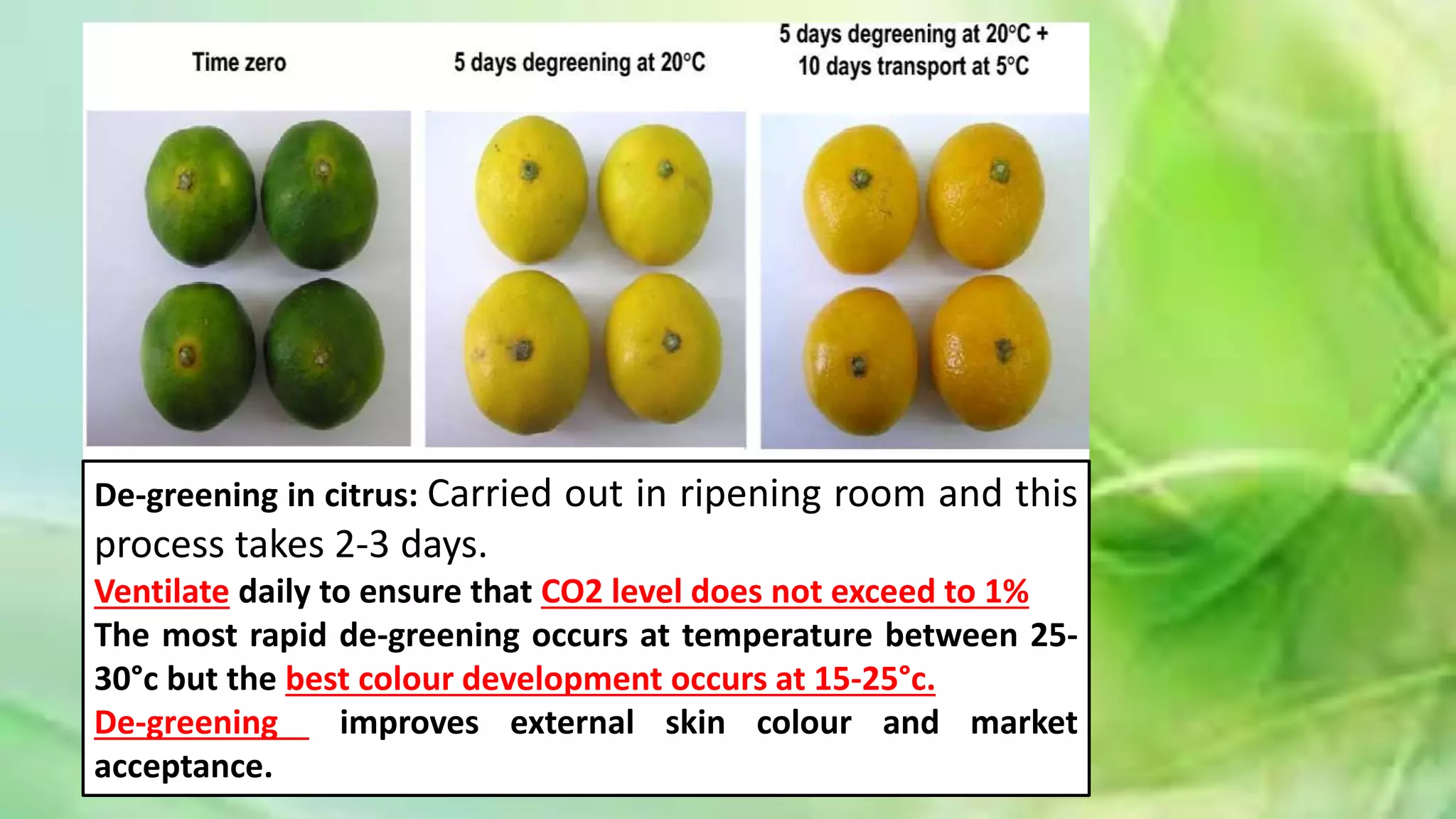 Fruit Ripening and Changes occurring during Ripening | PPTX
