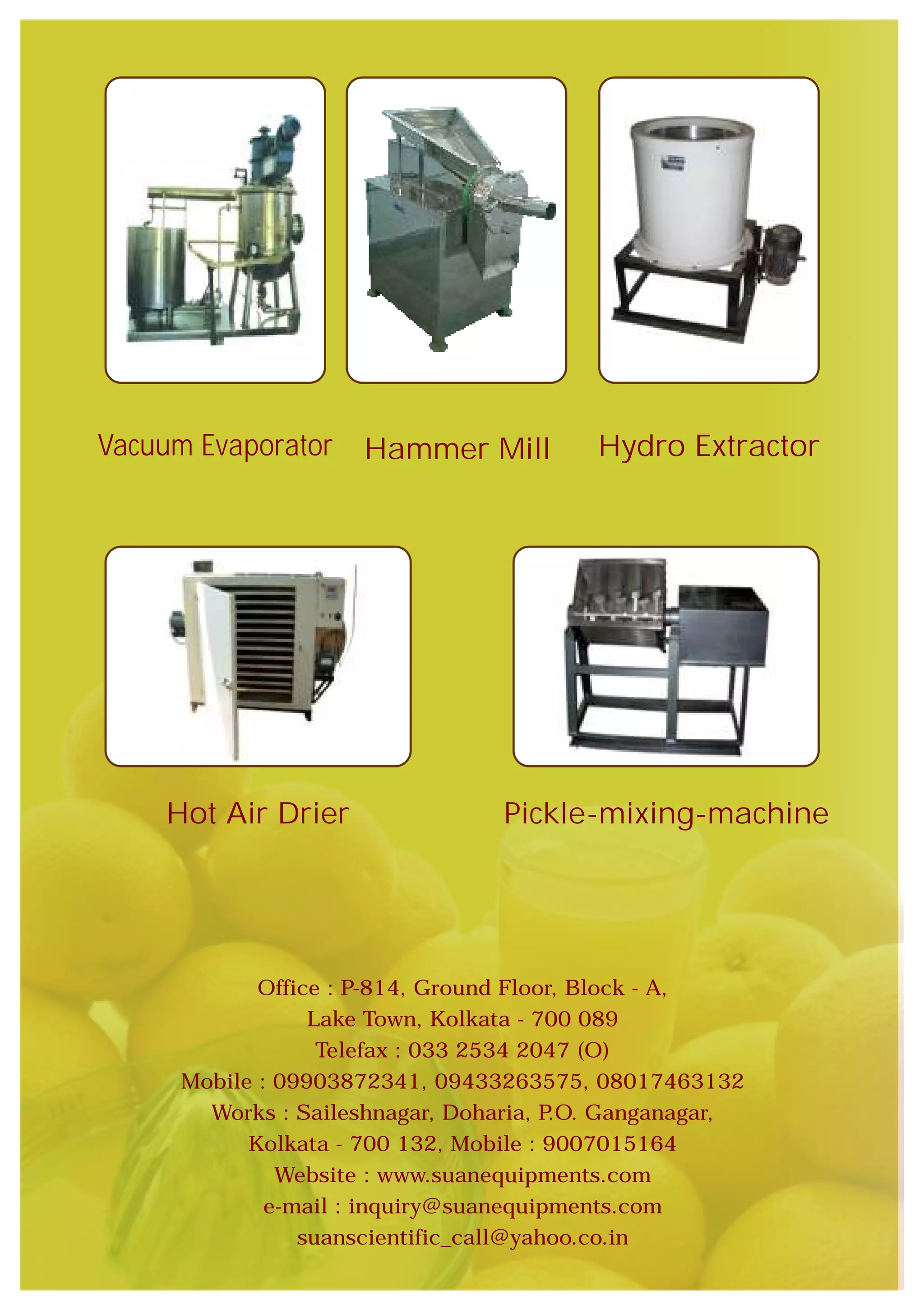 Fruits & vegetables processing | PDF