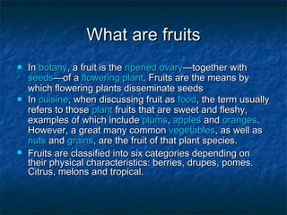 Fruits | PPT