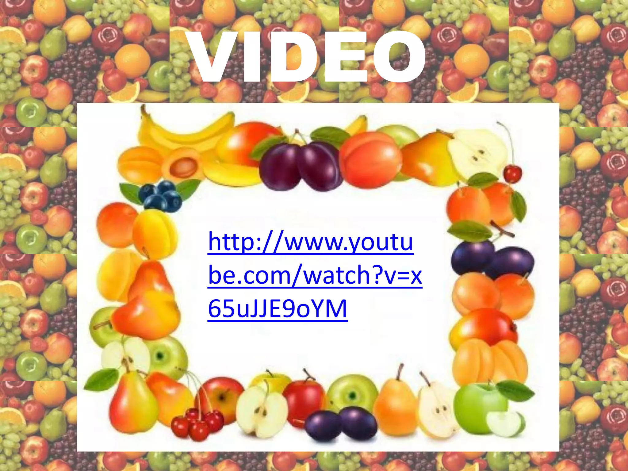 Digital text for an ESL classroom (Fruits) | PPSX