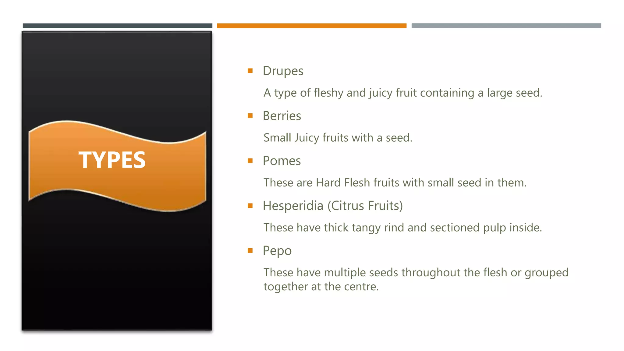 A broad Classification on types of Fruits | PPTX