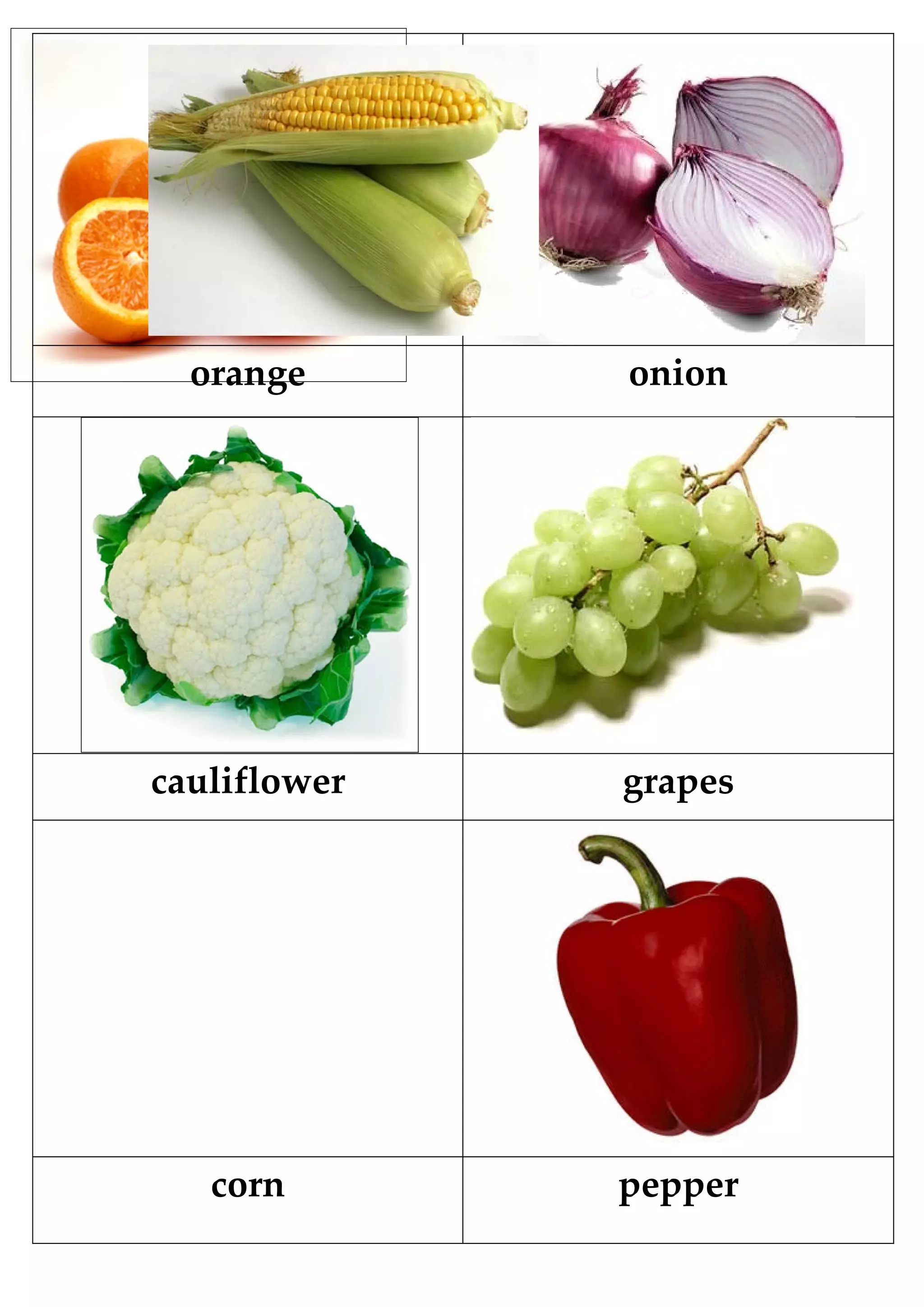 Fruits veggies | DOC