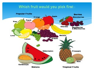 Fruits and Personalities | PPTX