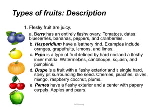 Fruits and Plantation Crops with Horticultural Classification | PDF