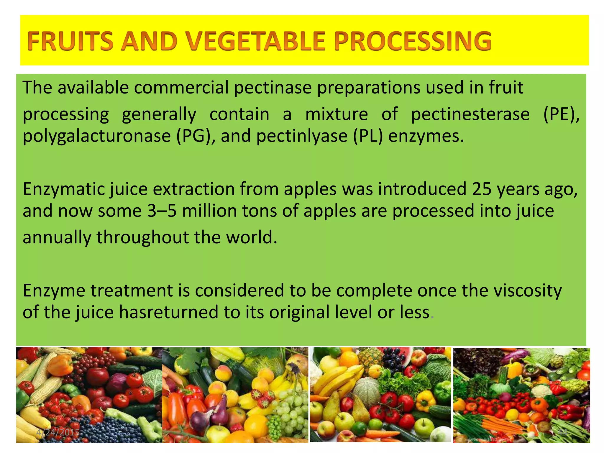Fruits and vegetable processing 1 | PPTX