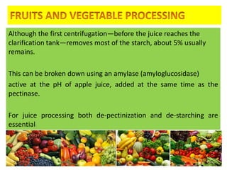 Fruits and vegetable processing 1 | PPTX