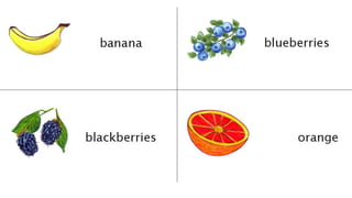 Fruits and vegetables | PPTX