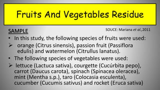 Fruits and vegetables as functional food | PPTX