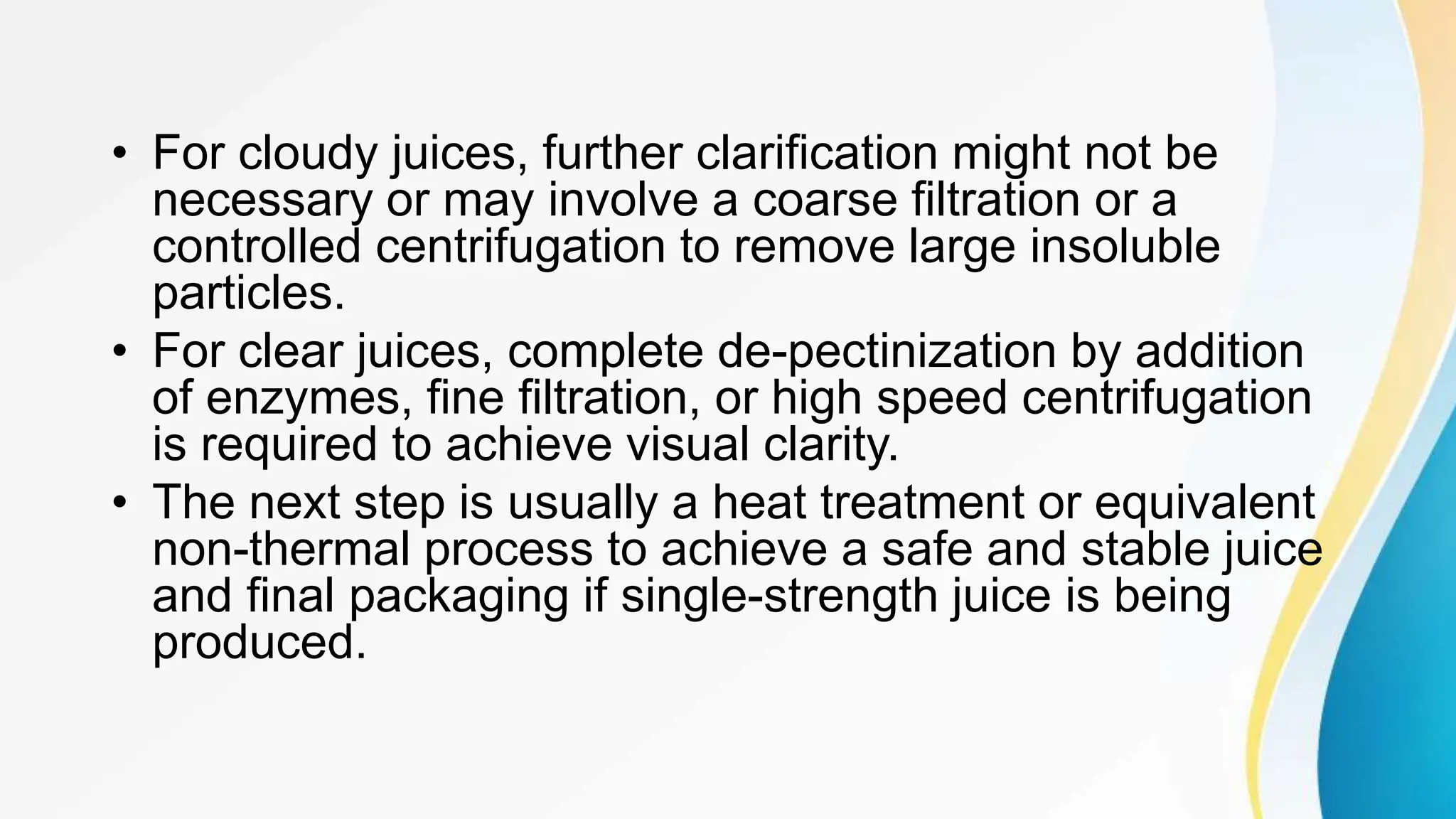 Fruits and vegetables juice processing .pptx