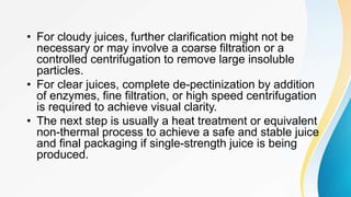 Fruits and vegetables juice processing .pptx