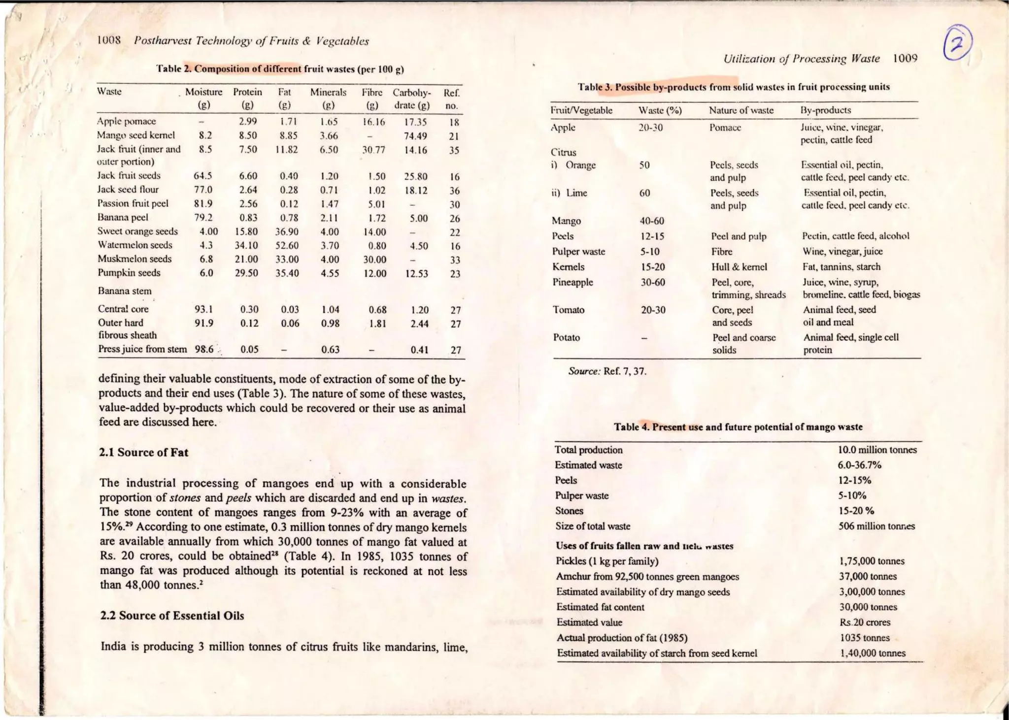 Fruits and vegetables waste utilization | PDF