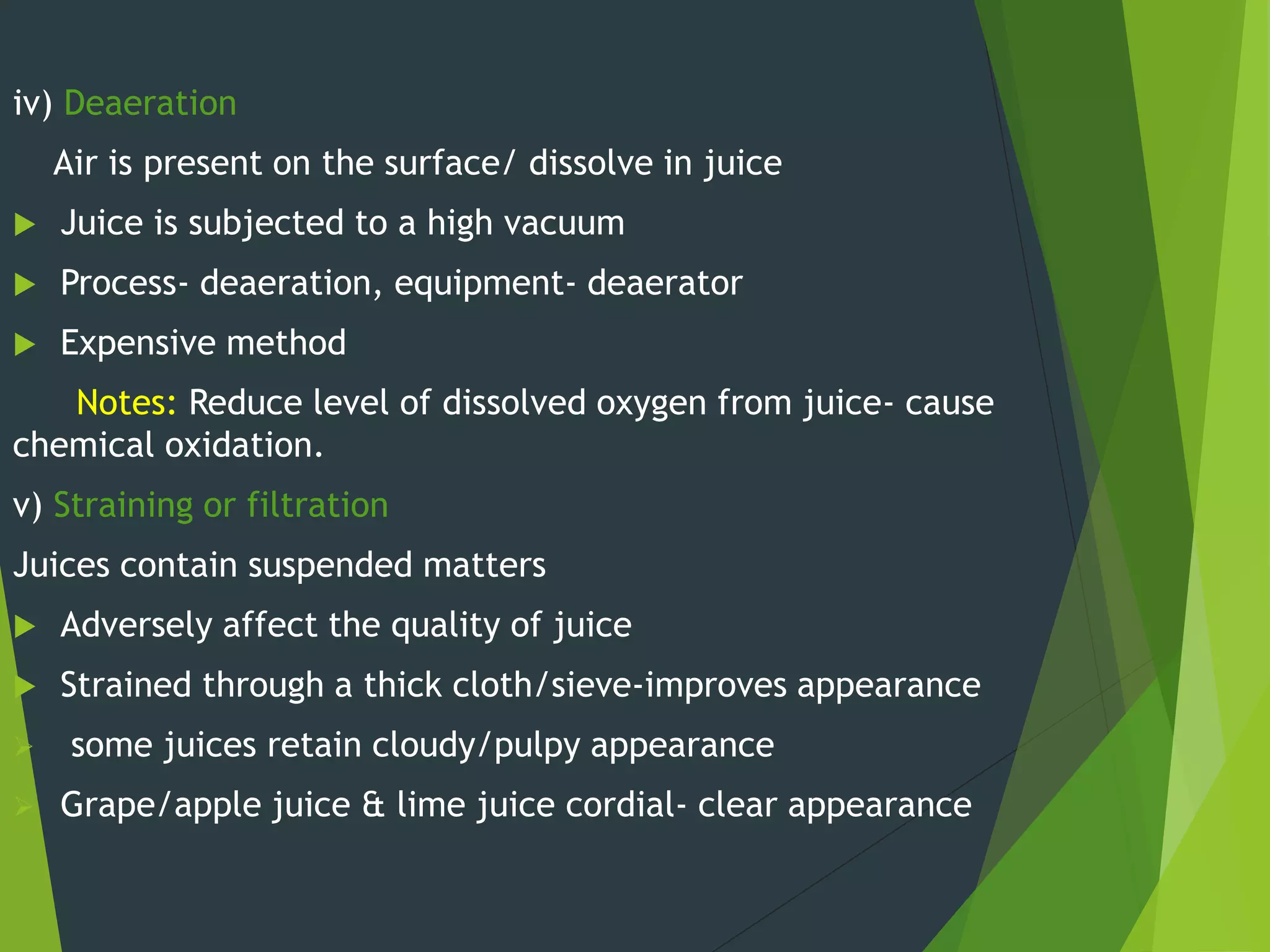 Fruits and Vegetables Processing Technology | PPTX
