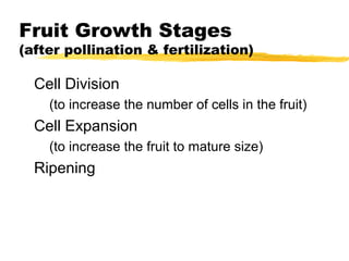 Fruits Development | PPT