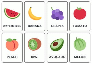 imágenes ilustrativas de las frutas más comunes | PDF | Food & Drink