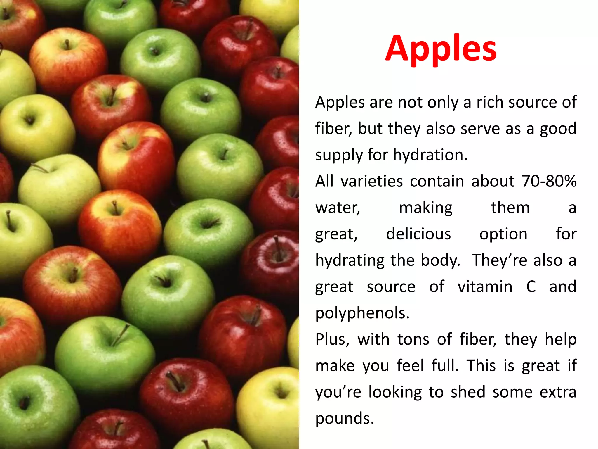 Fruits for rehydration | PPT