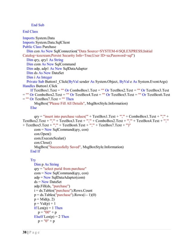 Fruit shop management system project report.pdf | Operating Systems | Computer Software and ...