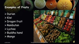 Fruits in disguise of veggies | PPT