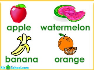Fruits lesson | PPT
