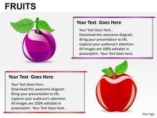 Fruits powerpoint presentation templates | PPT