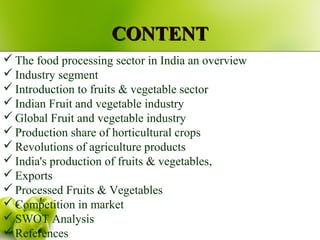 Fruits & veg status.pramod | PPT