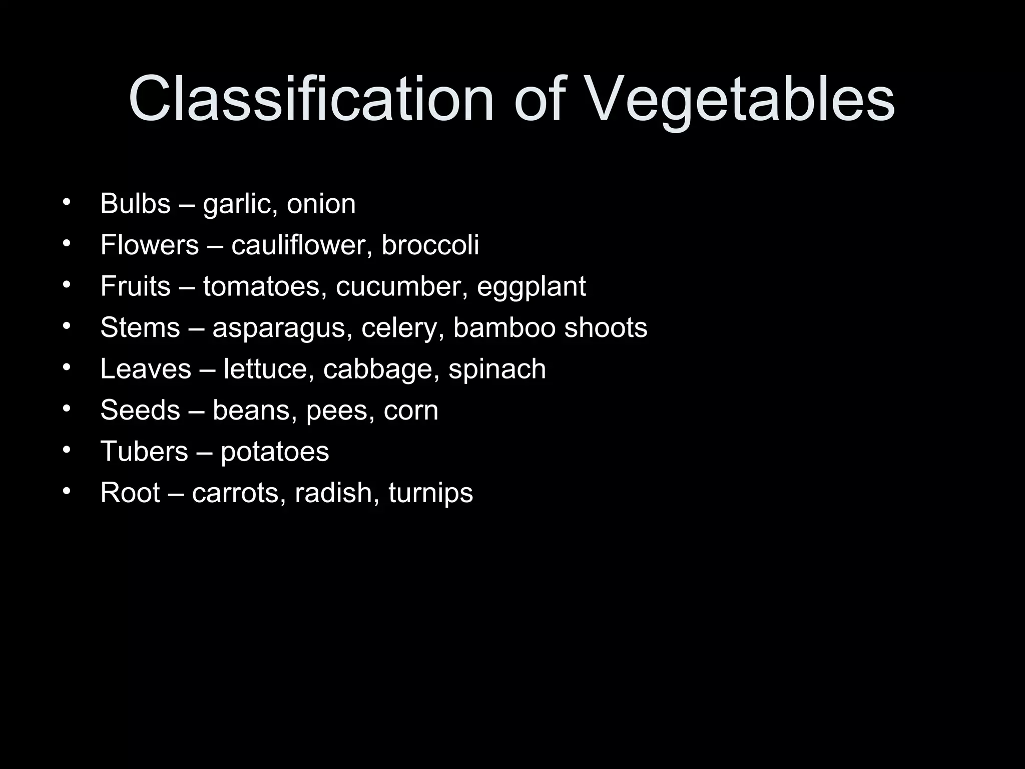Fruits & vegetables | PPT