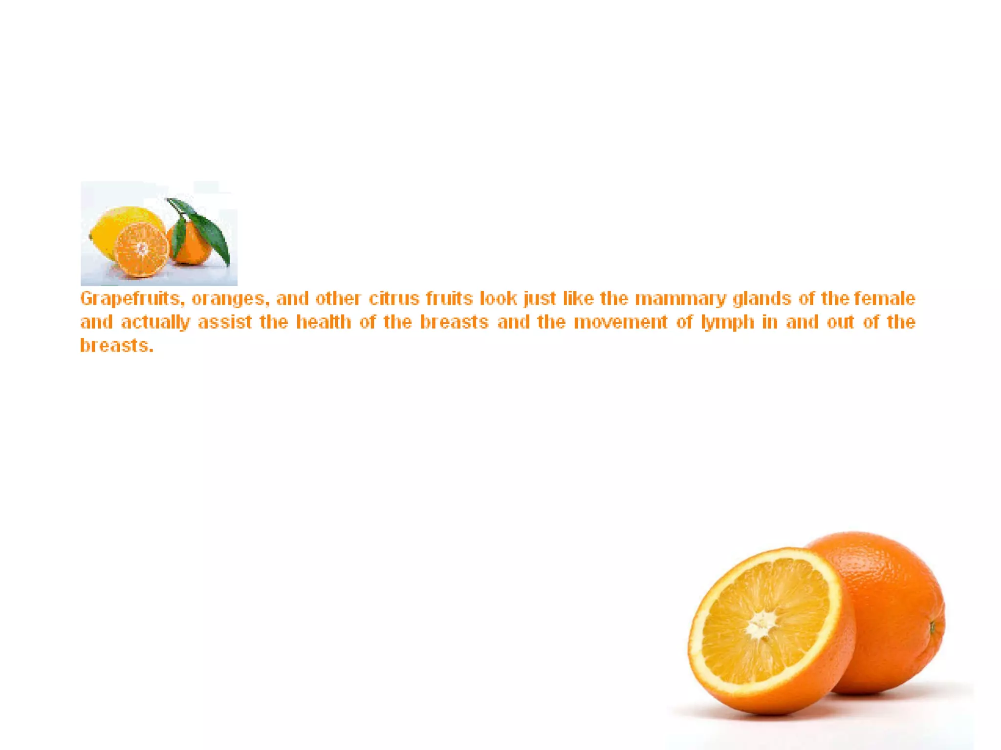 Fruits and vegetables doctrine of signatures | PPS
